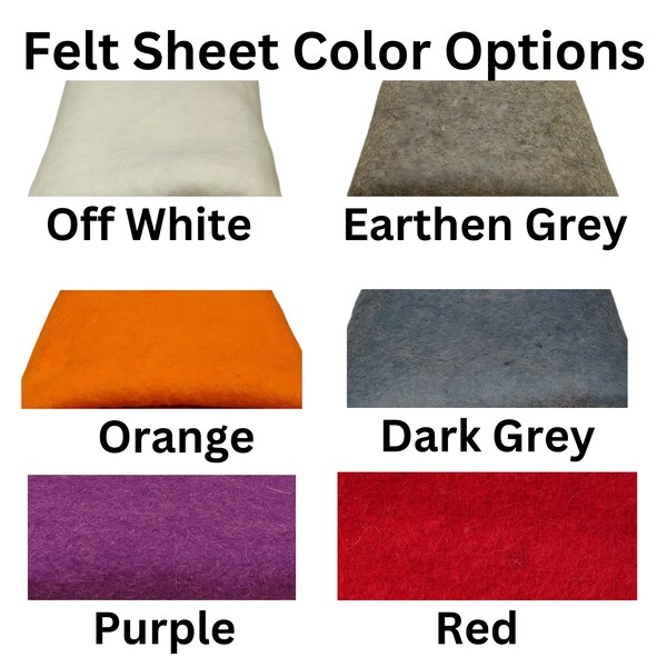 Sheep Wool Felt Squares - Etsy