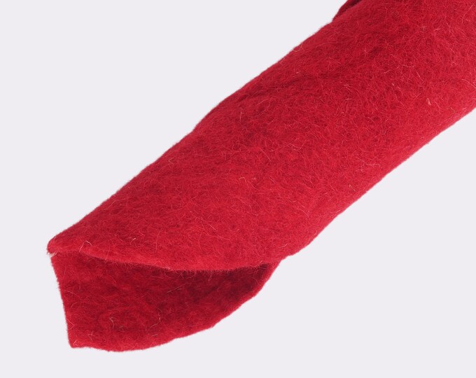 Cherry Red 100% Wool Felt // Pure Merino Wool Felt Sheets // Bellwether ...