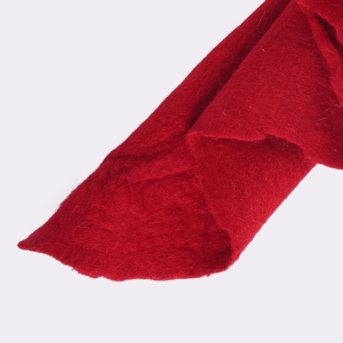 Customised Wool Felt Sheet -3MM Thick - Red Color Merino Wool Felt ...