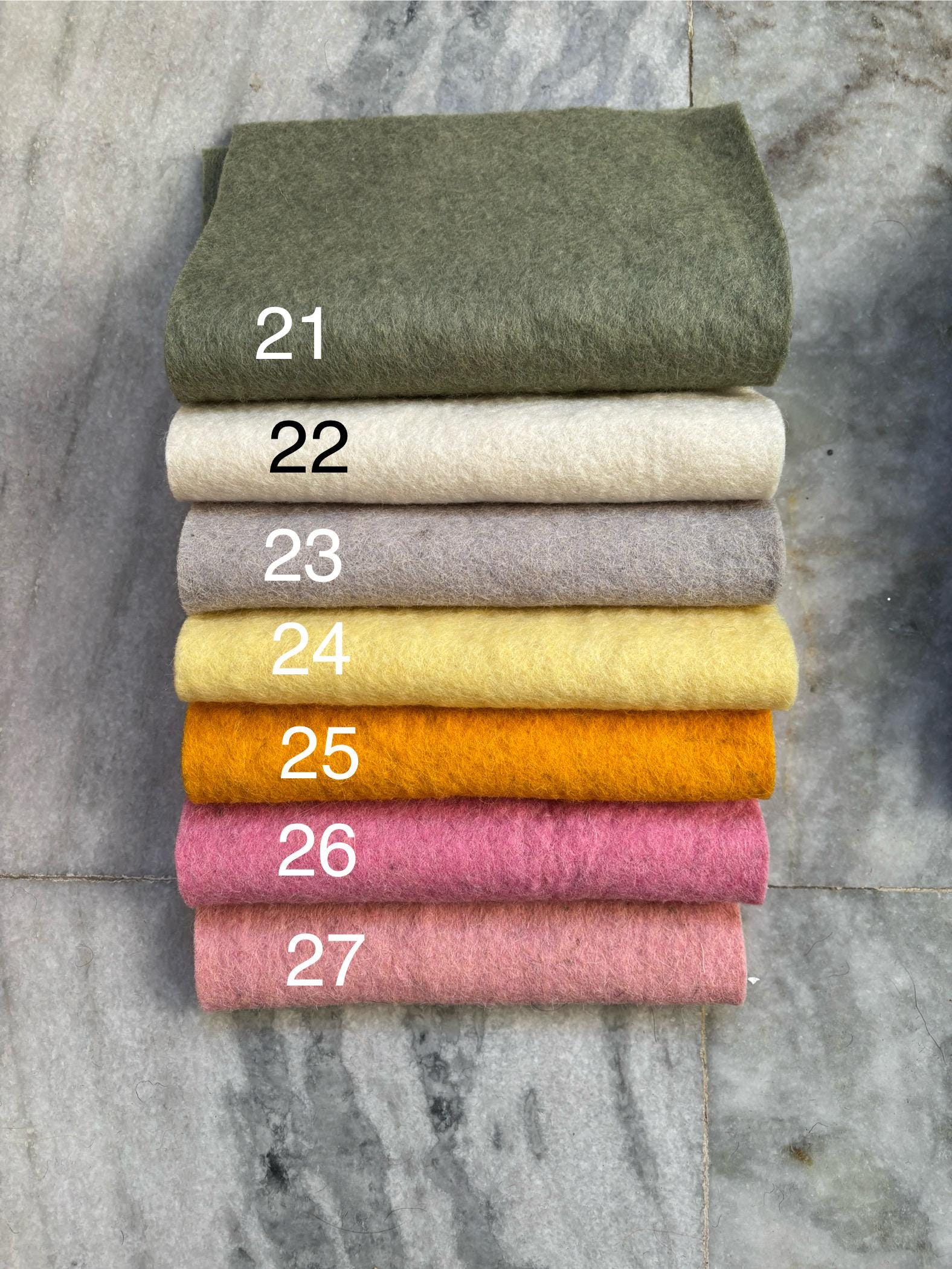3mm Wool Felt Sheet – Thick Pure Wool Felt for Crafts, High-quality ...