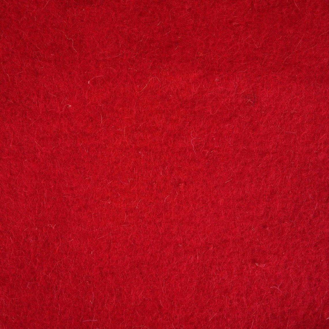 Customised Wool Felt Sheet -3MM Thick - Red Color Merino Wool Felt ...