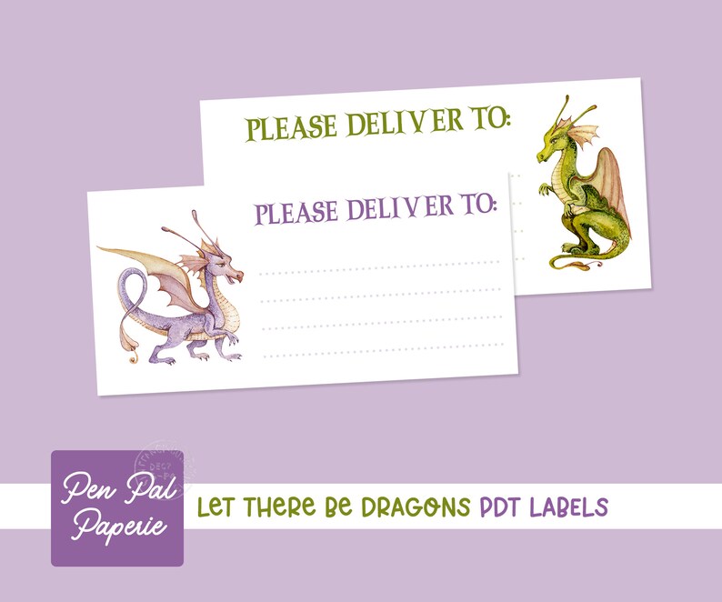 Let There Be Dragons PDT Labels - Etsy