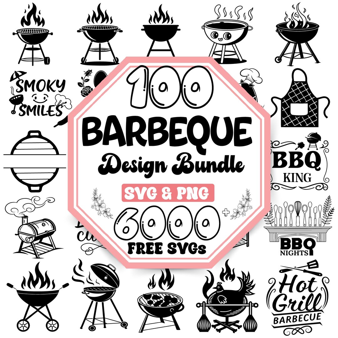 Barbeque Svg Bundle |kitchen Svg |grilling Svg |outdoor Cooking Svg ...