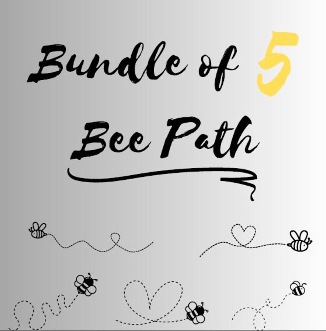 Bee Path Bee Path Svg Bee Path Digital Print Bee Path Digital Design ...