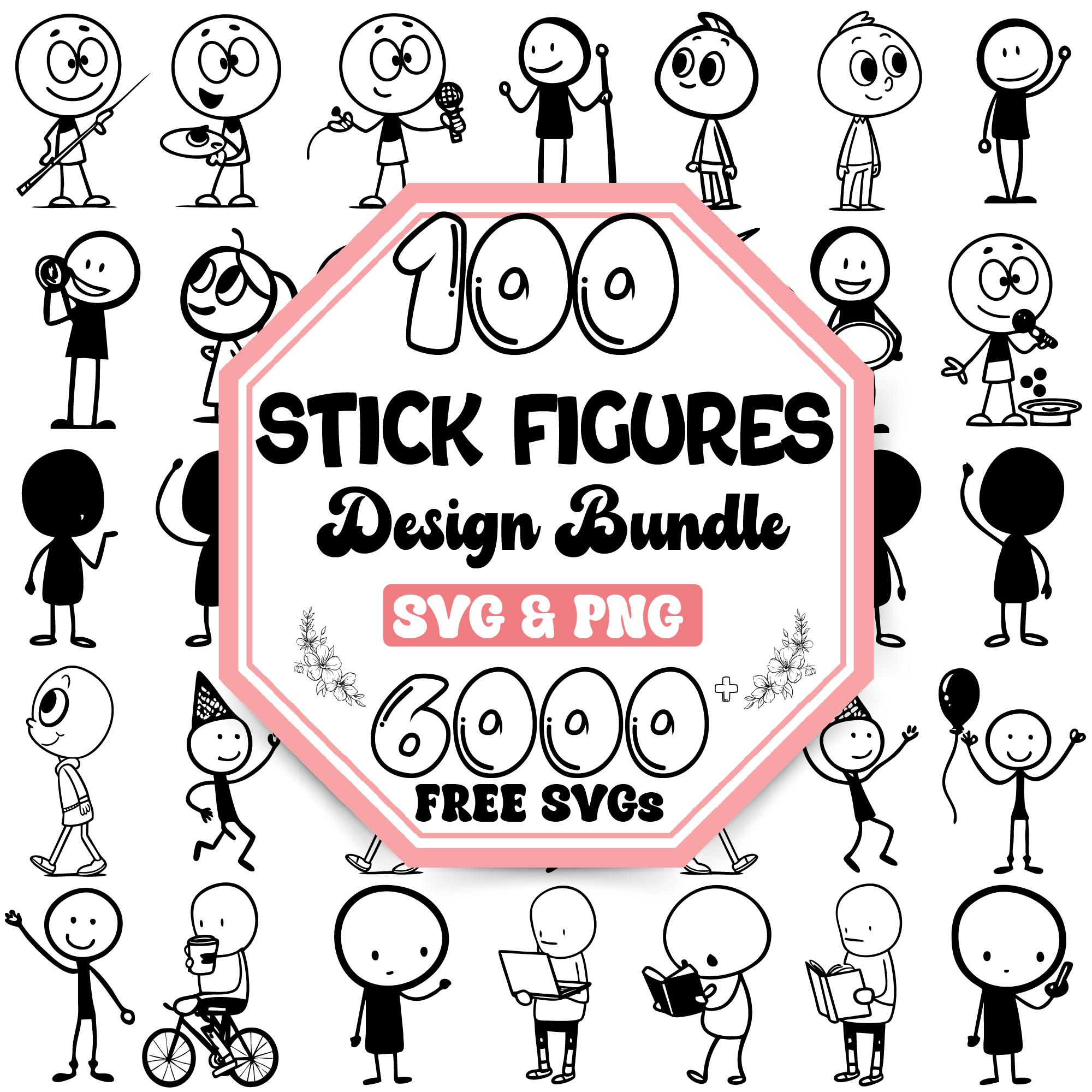 Stick Figures Svg Bundle |stick Figure Family Svg |stick Girl Sign Svg ...