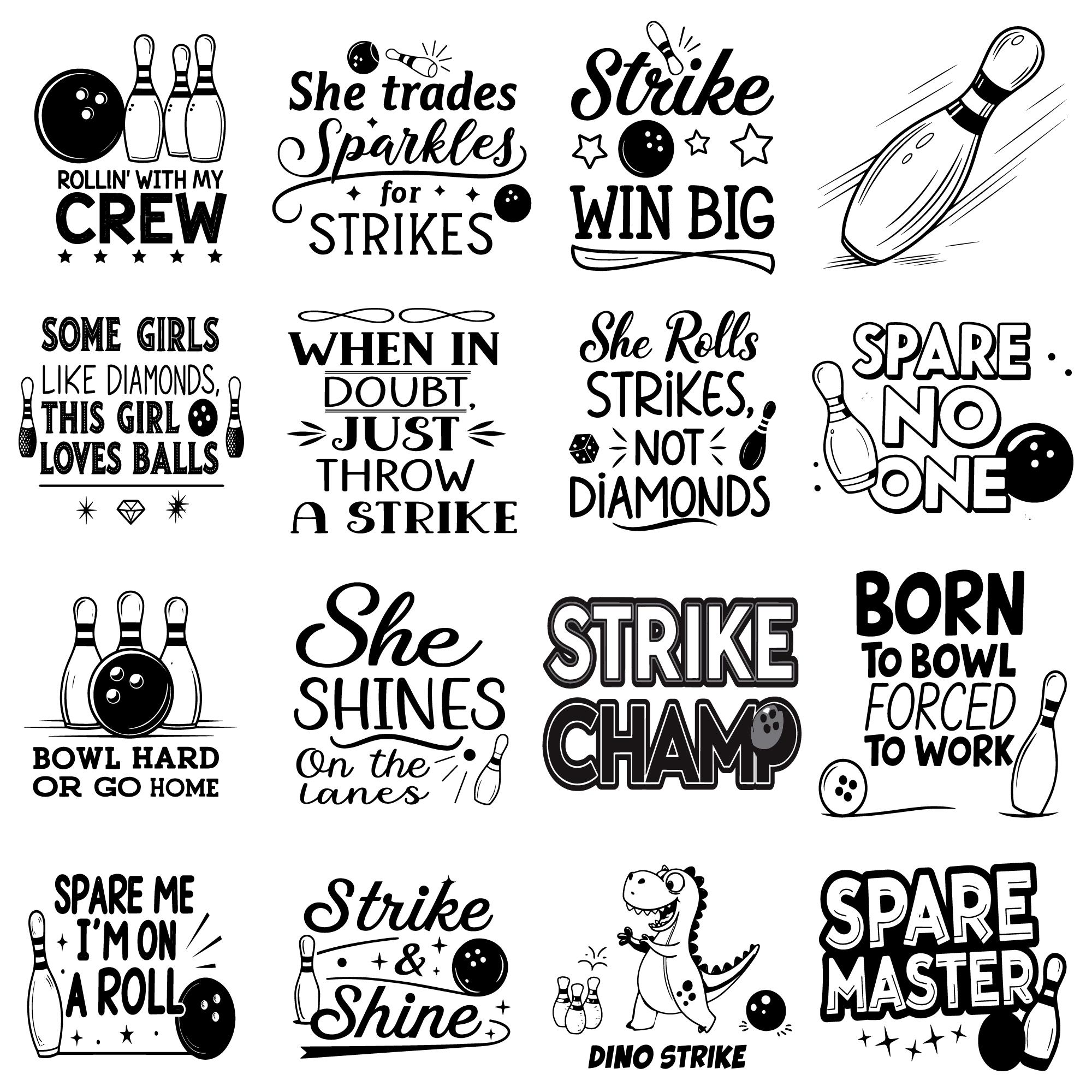 Bowling SVG Bundle: Sport, Club, Team Graphics (digital Download) - Etsy