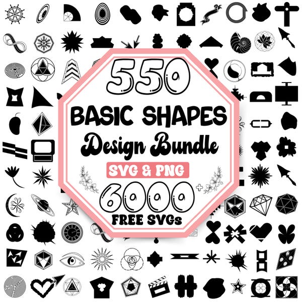 Basic Shapes Svg - Etsy