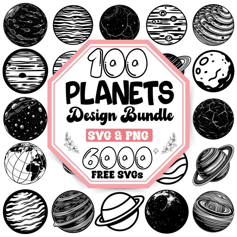 Solar System Svg - Etsy