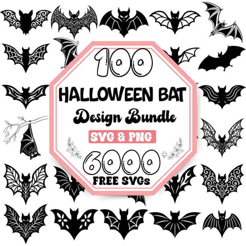 Bat Svg - Etsy