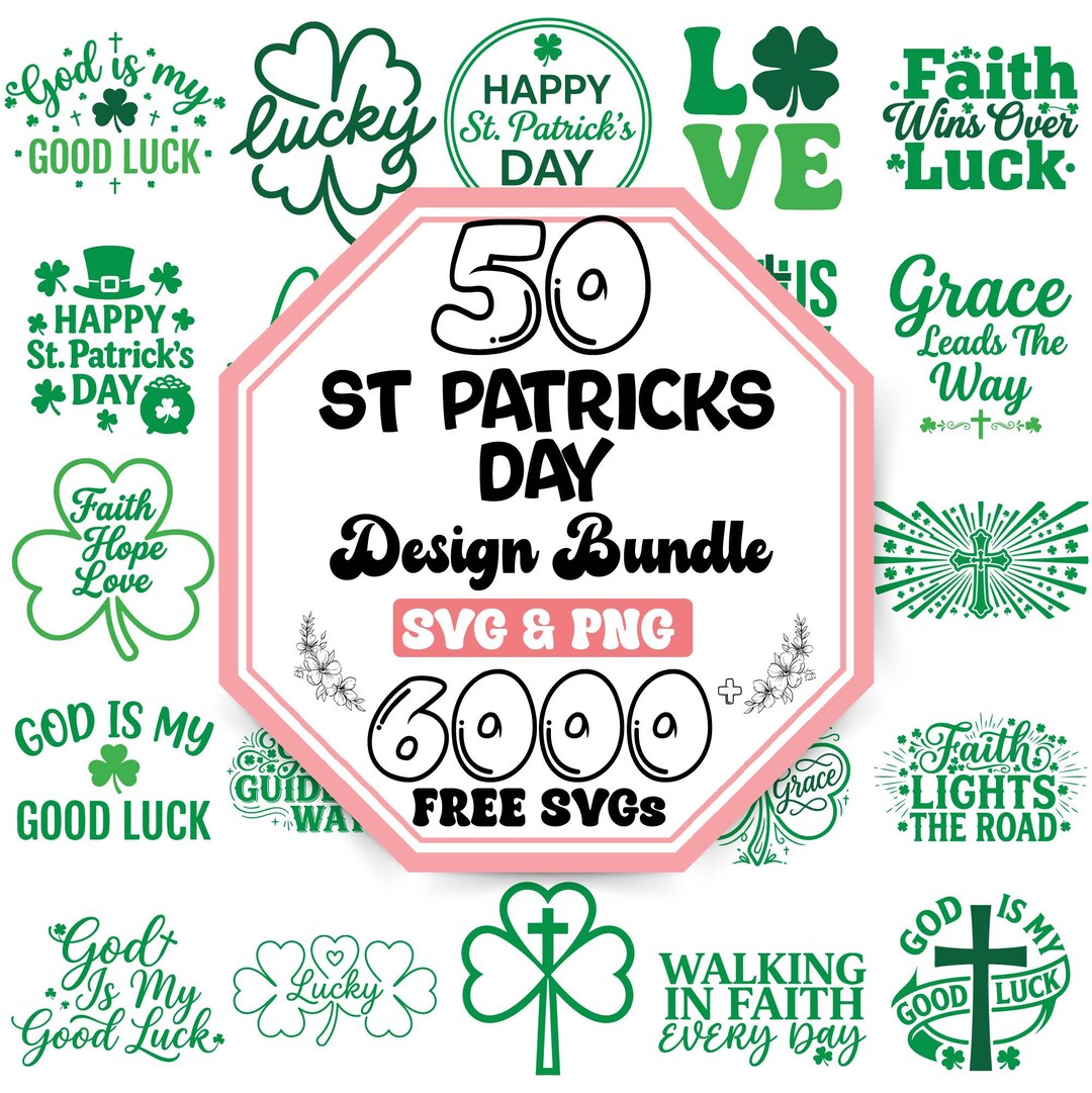 St Patricks Day Svg Bundle |st. Patricks Day Quotes Svg |patricks Day ...
