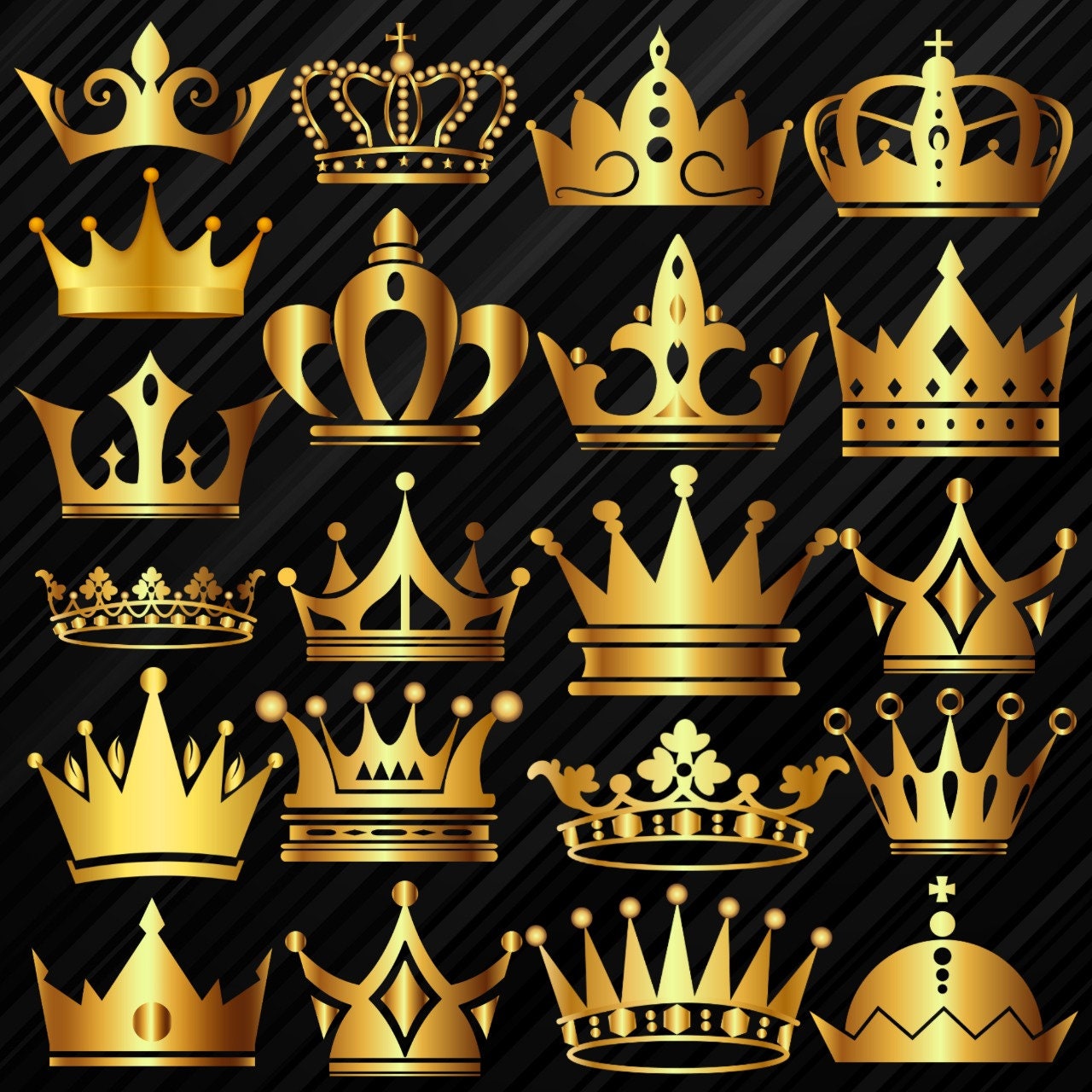 Crown Crown SVG Crown SVG Bundle queen Crown SVG king Crown Digital ...