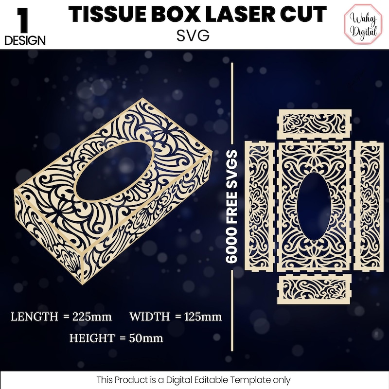 Tissue Box to Laser - Etsy UK