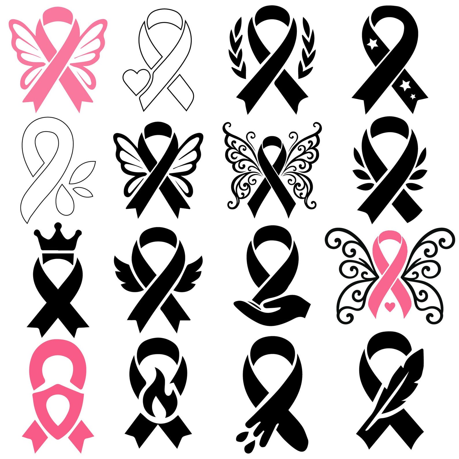Ribbon SVG Bundle: 6000+ Silhouette Designs (digital Download) - Etsy
