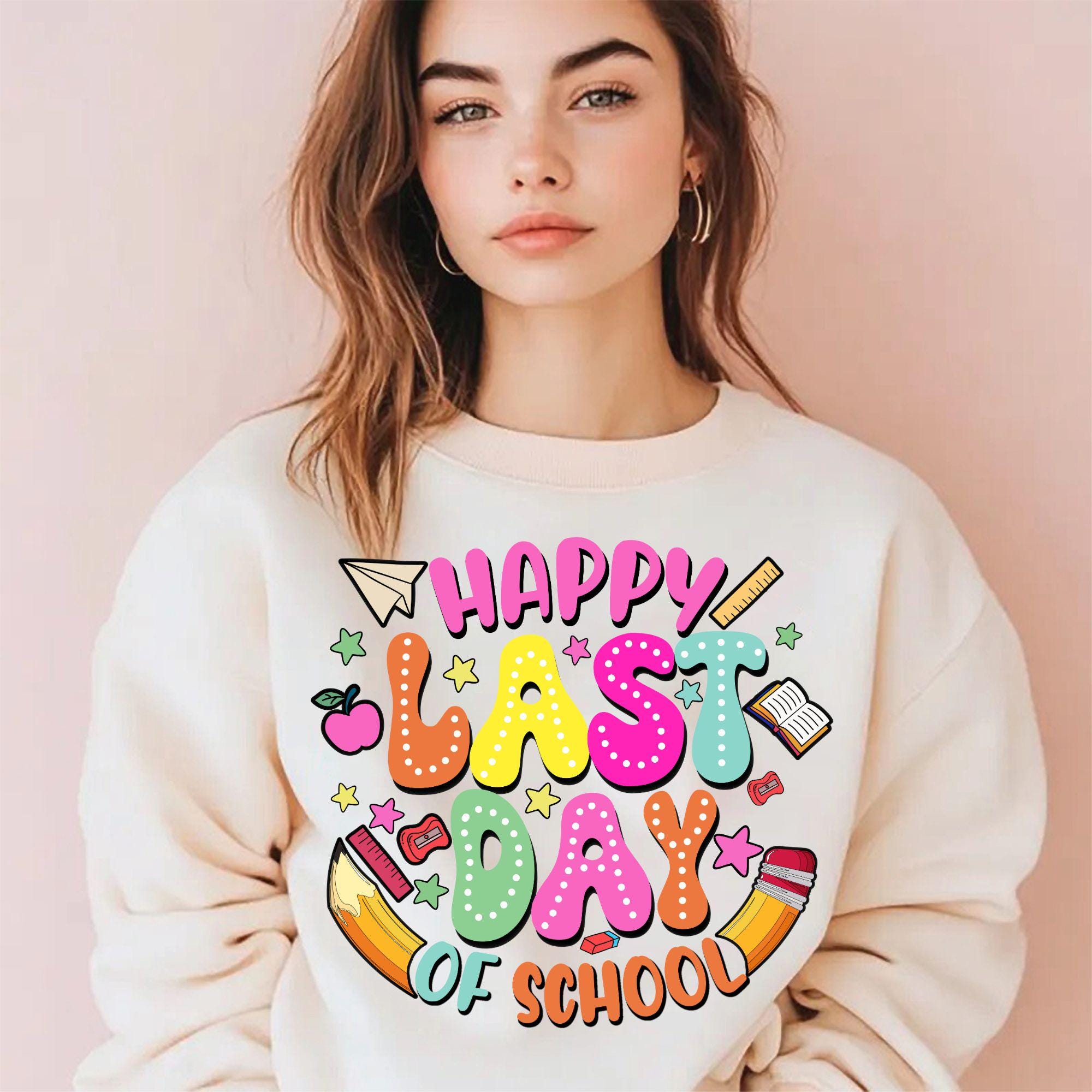 Happy Last Day of School PNG Bundle: Summer Break Clipart (digital ...