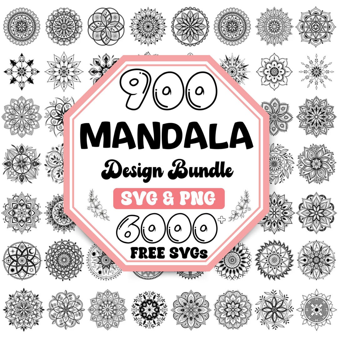 Mandala SVG Bundle: Intricate Vector Designs (digital Download) - Etsy