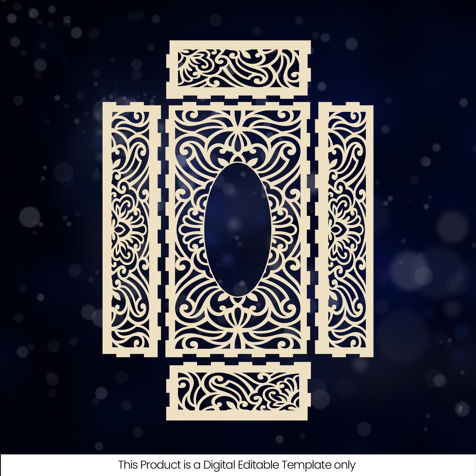 Tissue Box Laser Cut SVG | Laser Cut Files | 3D Laser Cut | Box SVG ...