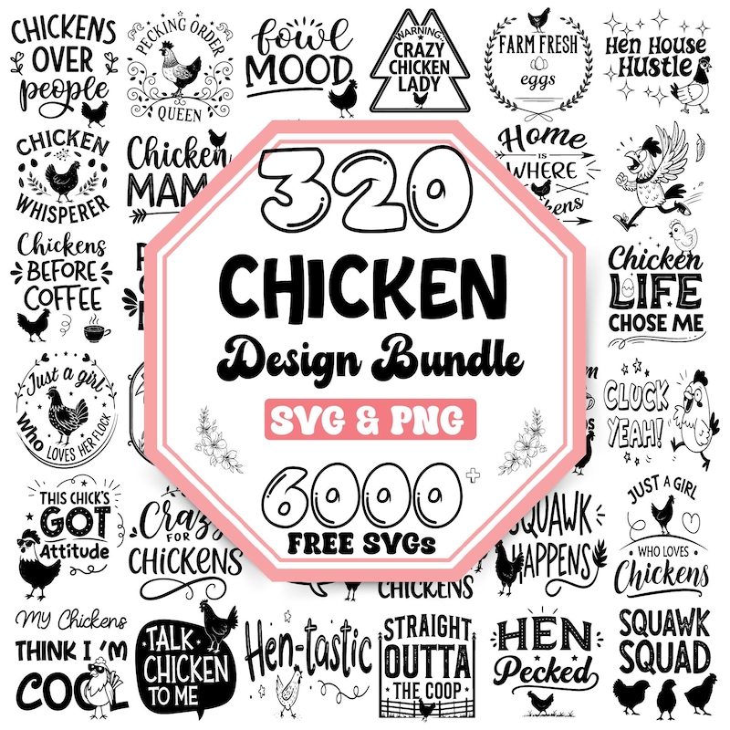 Chicken Svg - Etsy