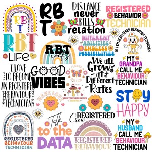 RBT SVG and PNG Bundle | Registered Behavior Technician, Behavioral ...