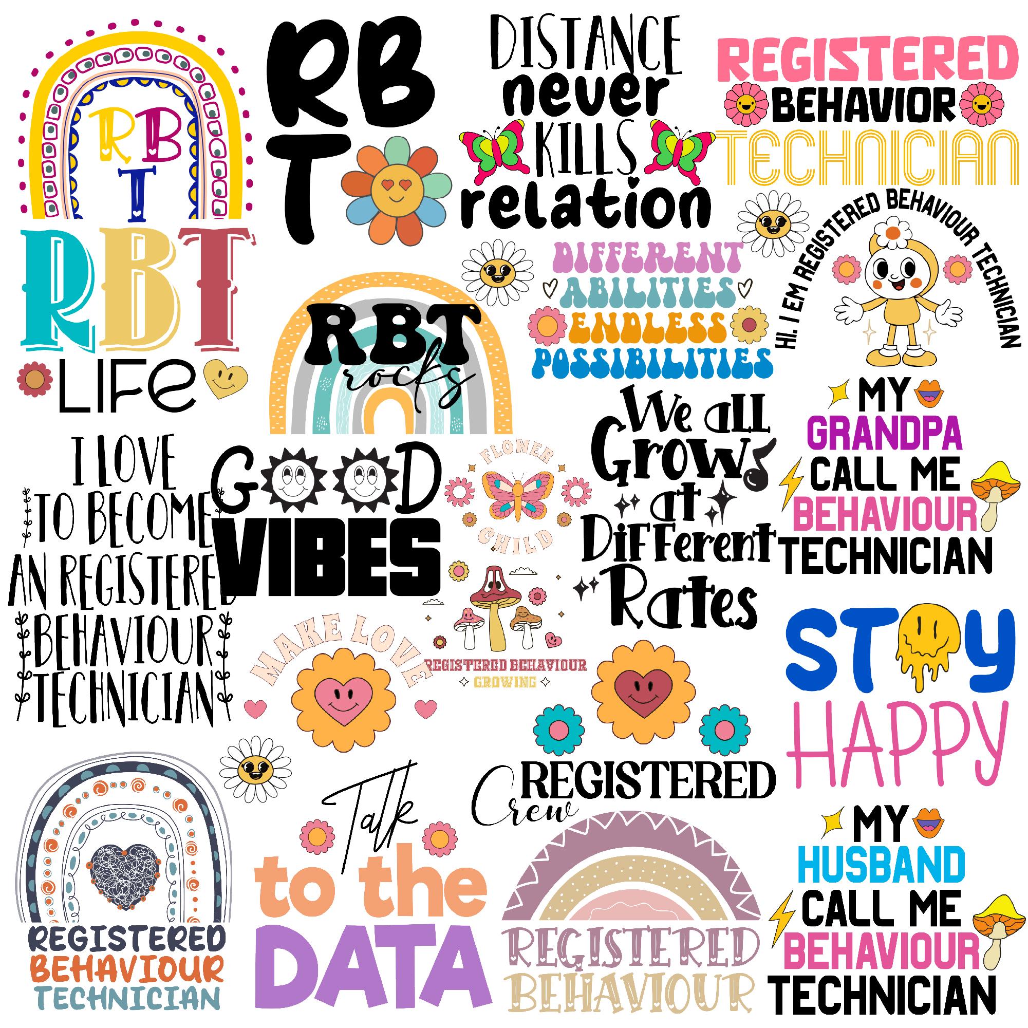 RBT SVG Bundle: Behavior Technician Designs (digital Download) - Etsy