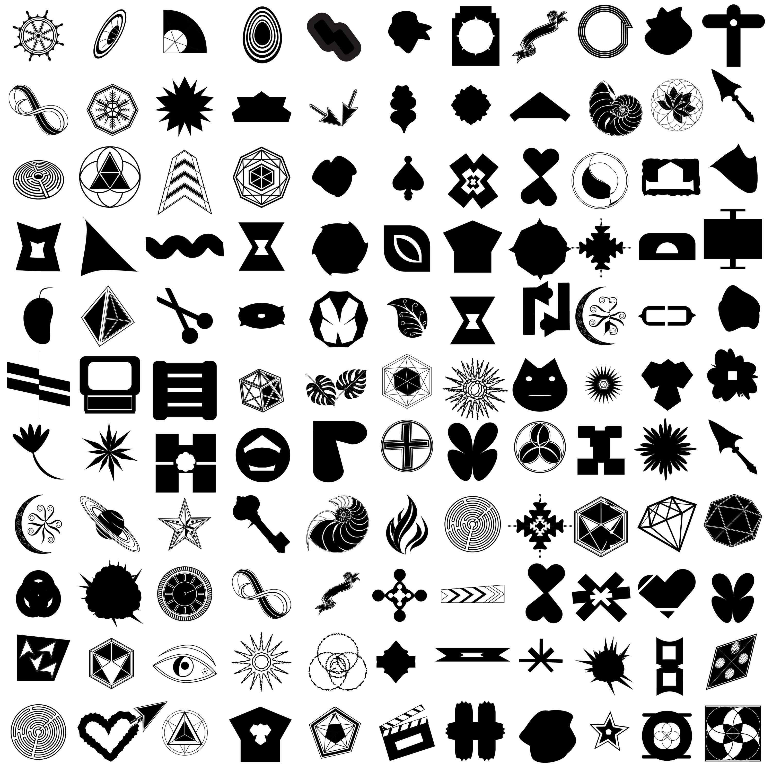 Geometric Shape SVG Bundle: Modern Vector Graphics (digital Download ...