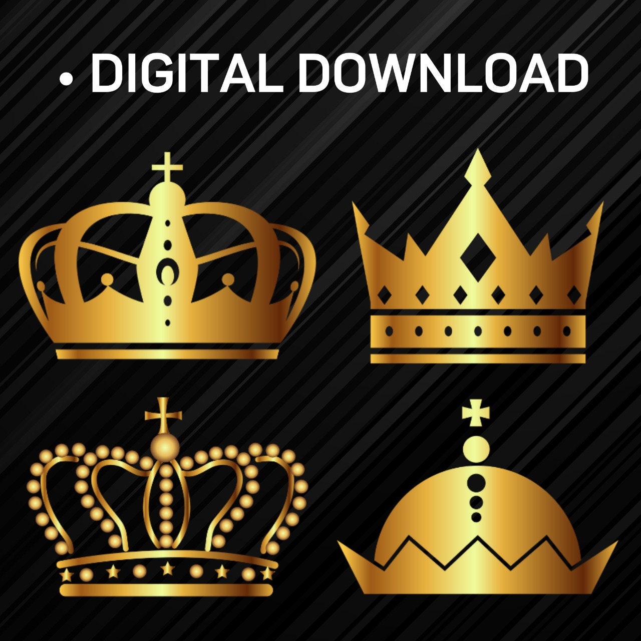 Crown Crown SVG Crown SVG Bundle queen Crown SVG king Crown Digital ...