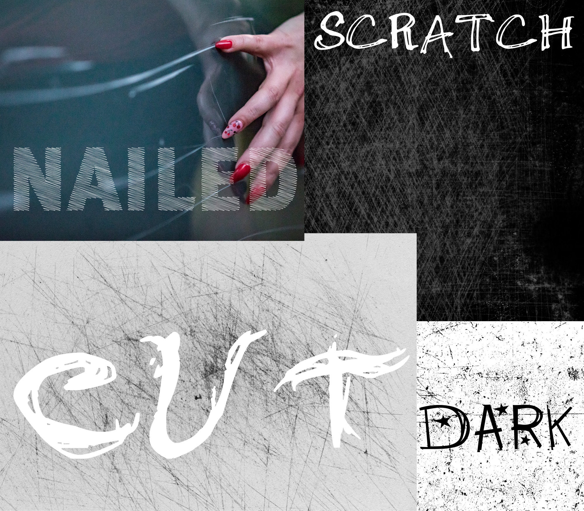 30 Scratched Fonts ttf, WOFF, WOFF2, PS, Formats Included Fonts for ...