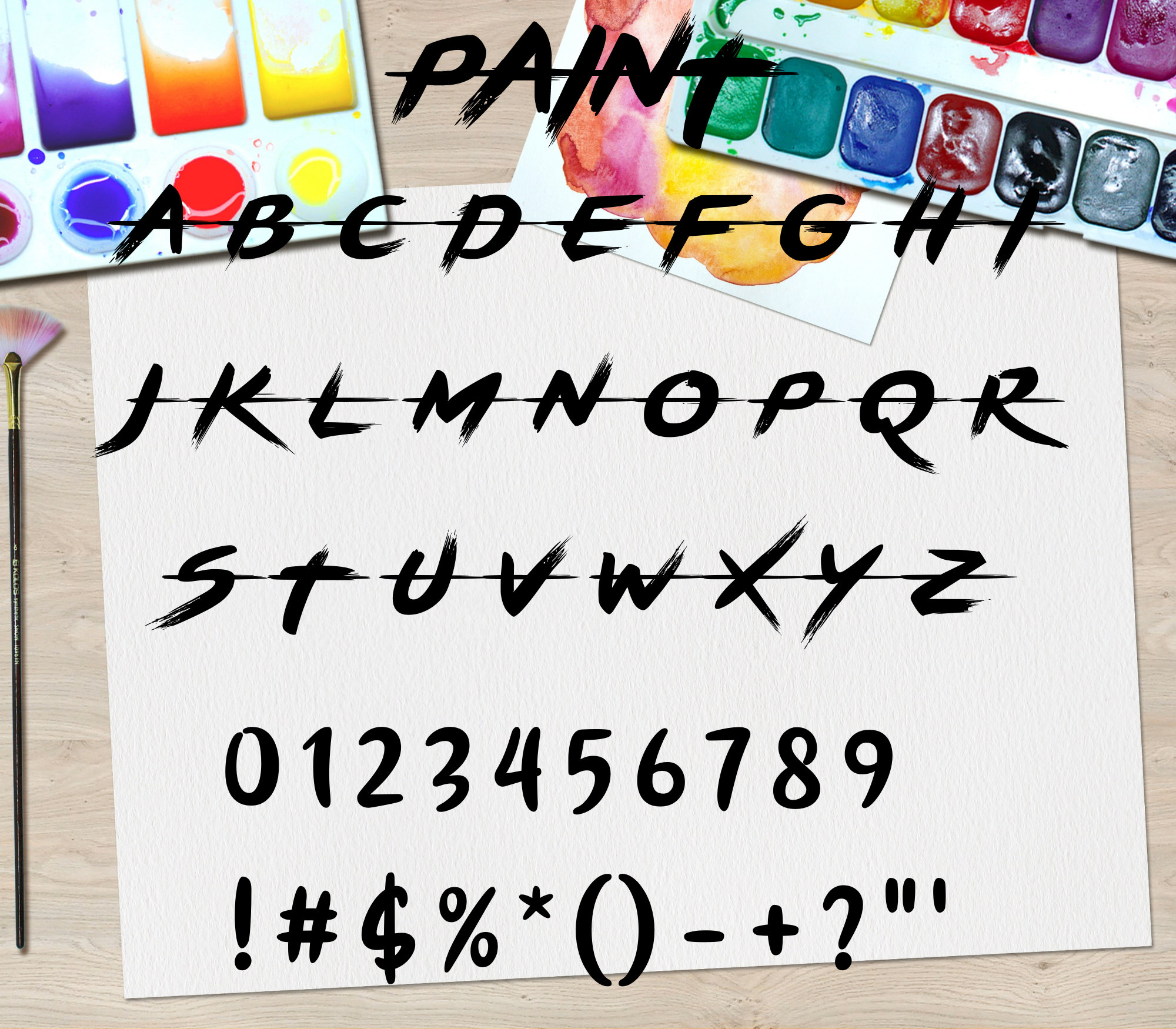 50 Brush Style Fonts ttf, WOFF, WOFF2, PS, Formats Included Fonts for ...