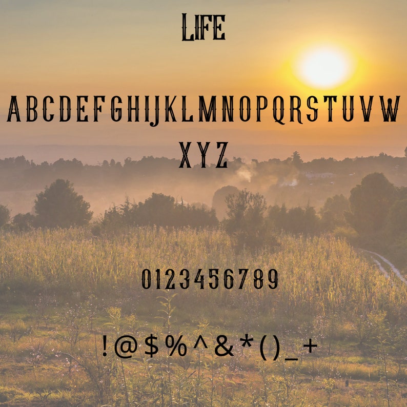 10 Western Font Bundle Canva Fonts Circuit Fonts Procreate - Etsy