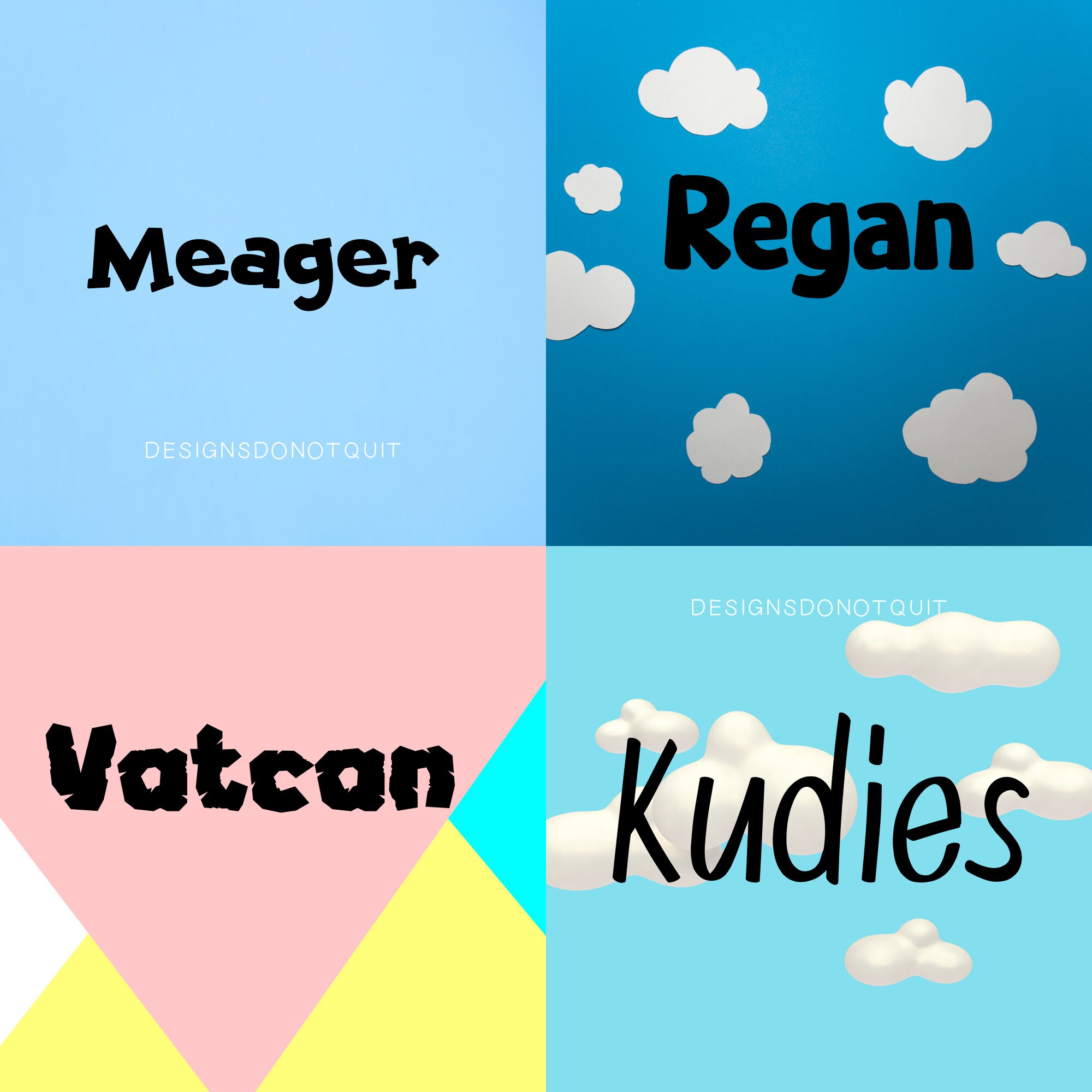 10 Cartoon Font Bundle Canva Fonts, Circuit Fonts, Procreate Fonts ...