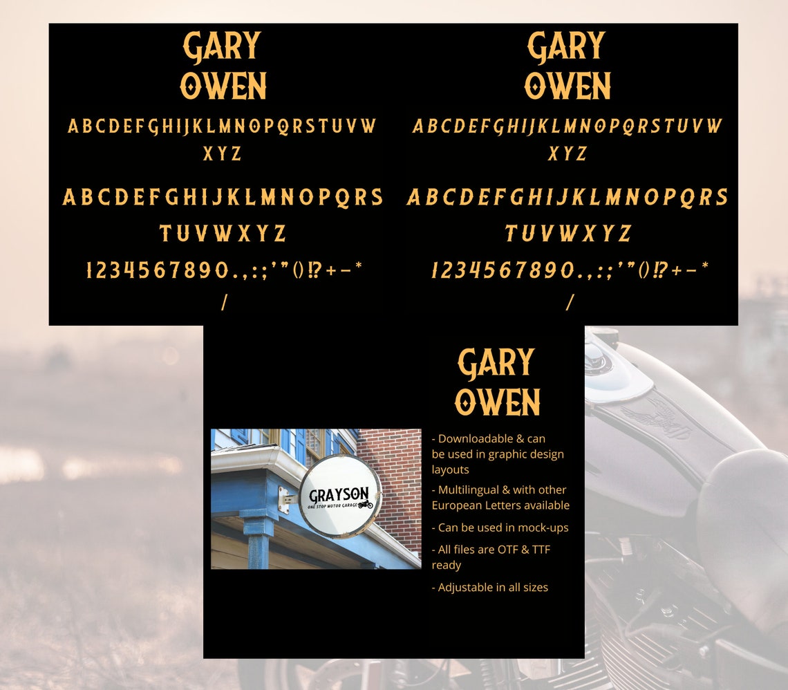 10 Biker Fonts Bundle Canva Fonts Cricut Fonts Procreate - Etsy Australia