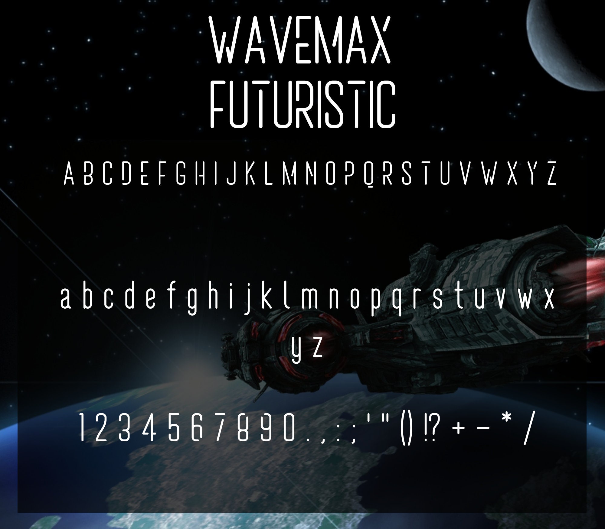 10 Extraterrestrial Fonts Bundle Canva Fonts, Cricut Fonts, Procreate ...