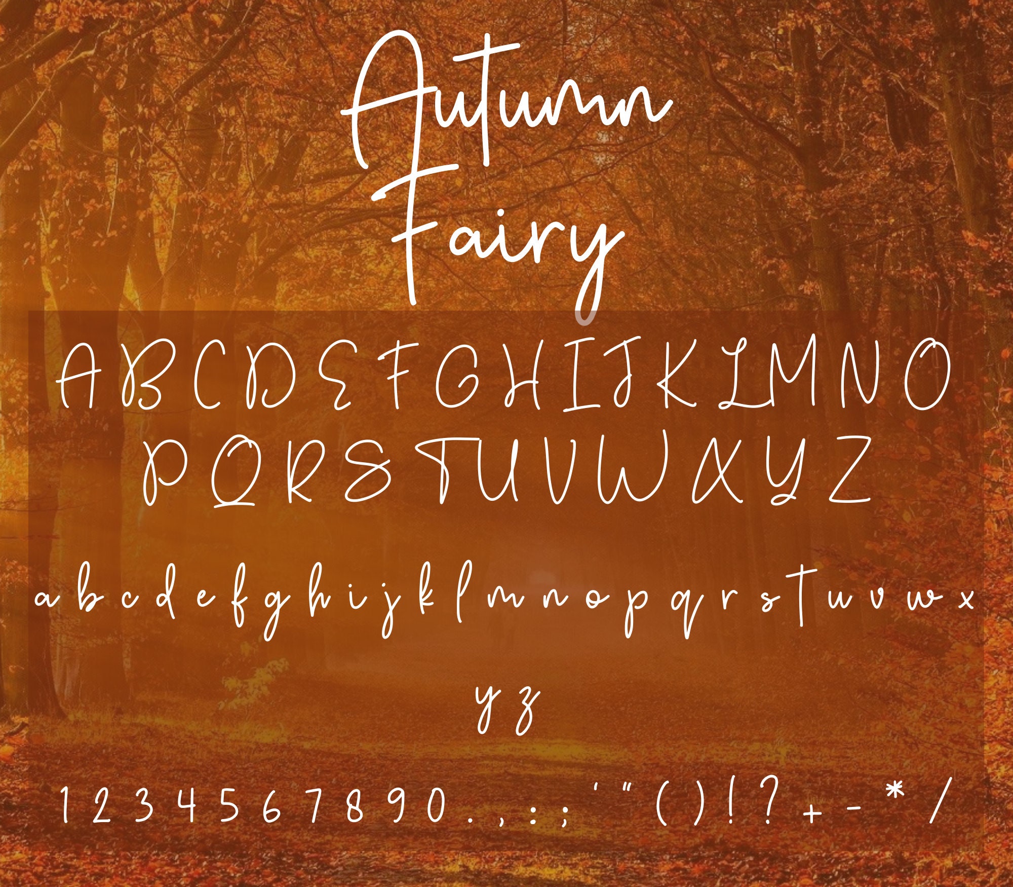 10 Autumn Fonts Bundle Canva Fonts, Cricut Fonts, Procreate Fonts ...