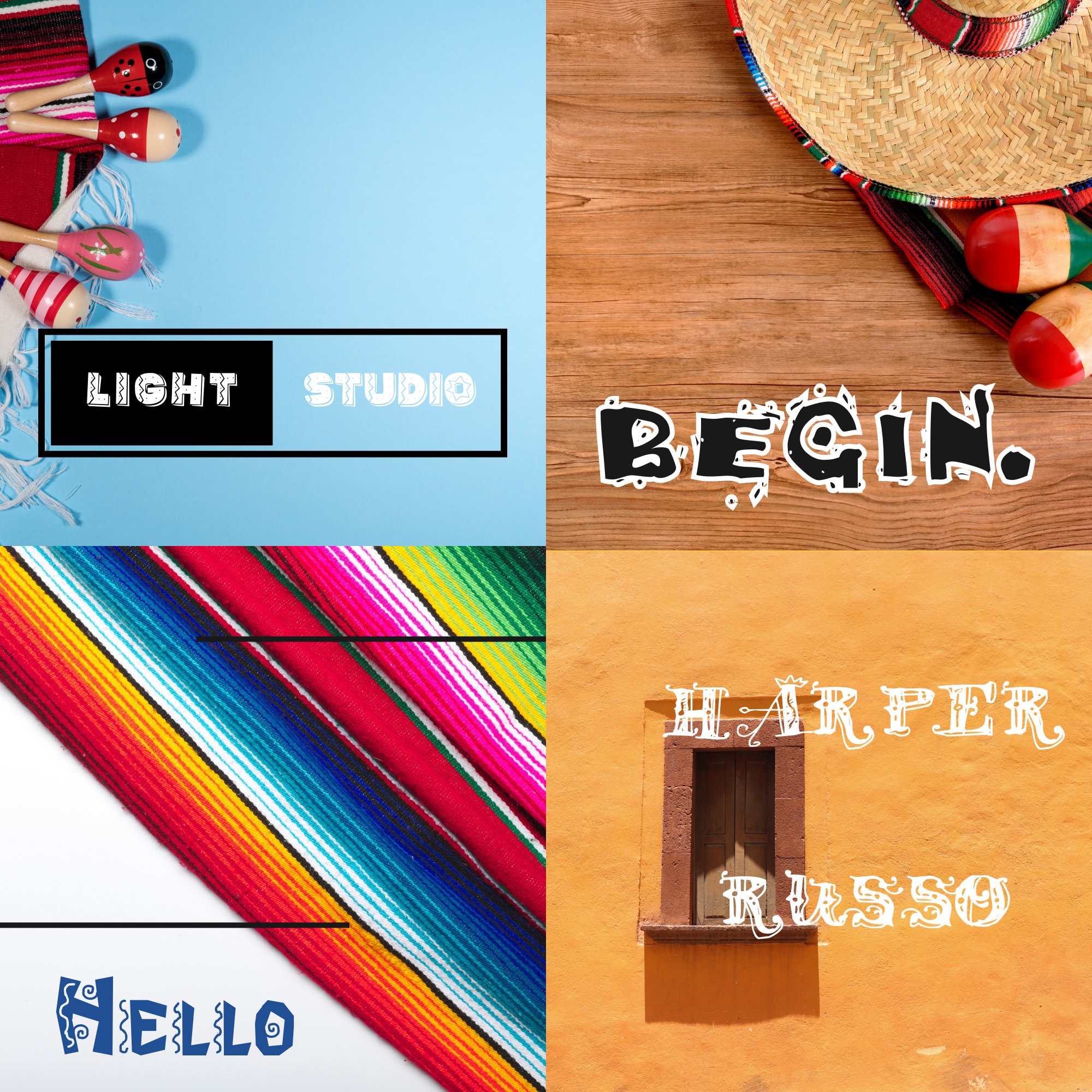 9 Mexican Font Bundle Canva Fonts, Circuit Fonts, Procreate Fonts ...