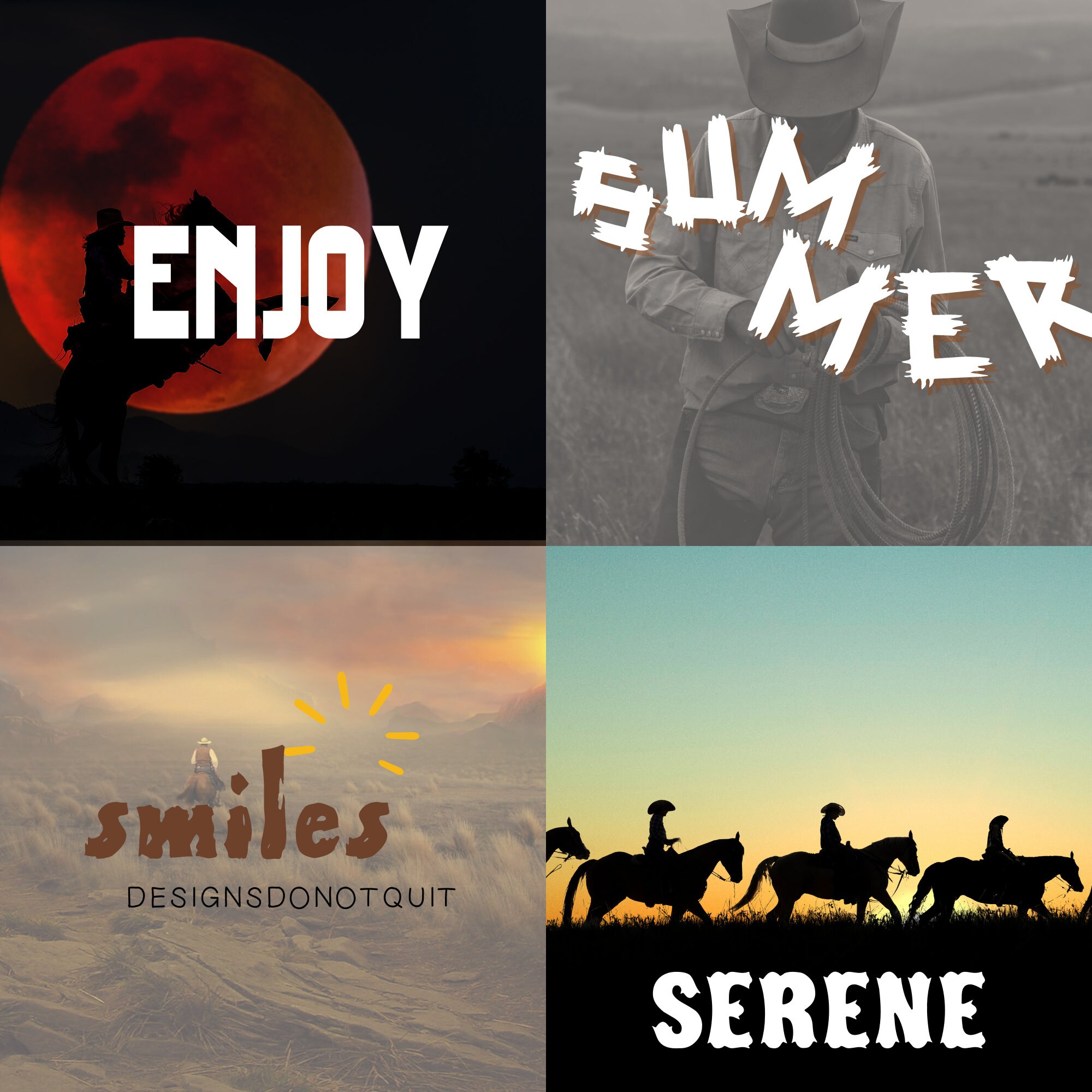 10 Western Font Bundle Canva Fonts, Circuit Fonts, Procreate Fonts ...