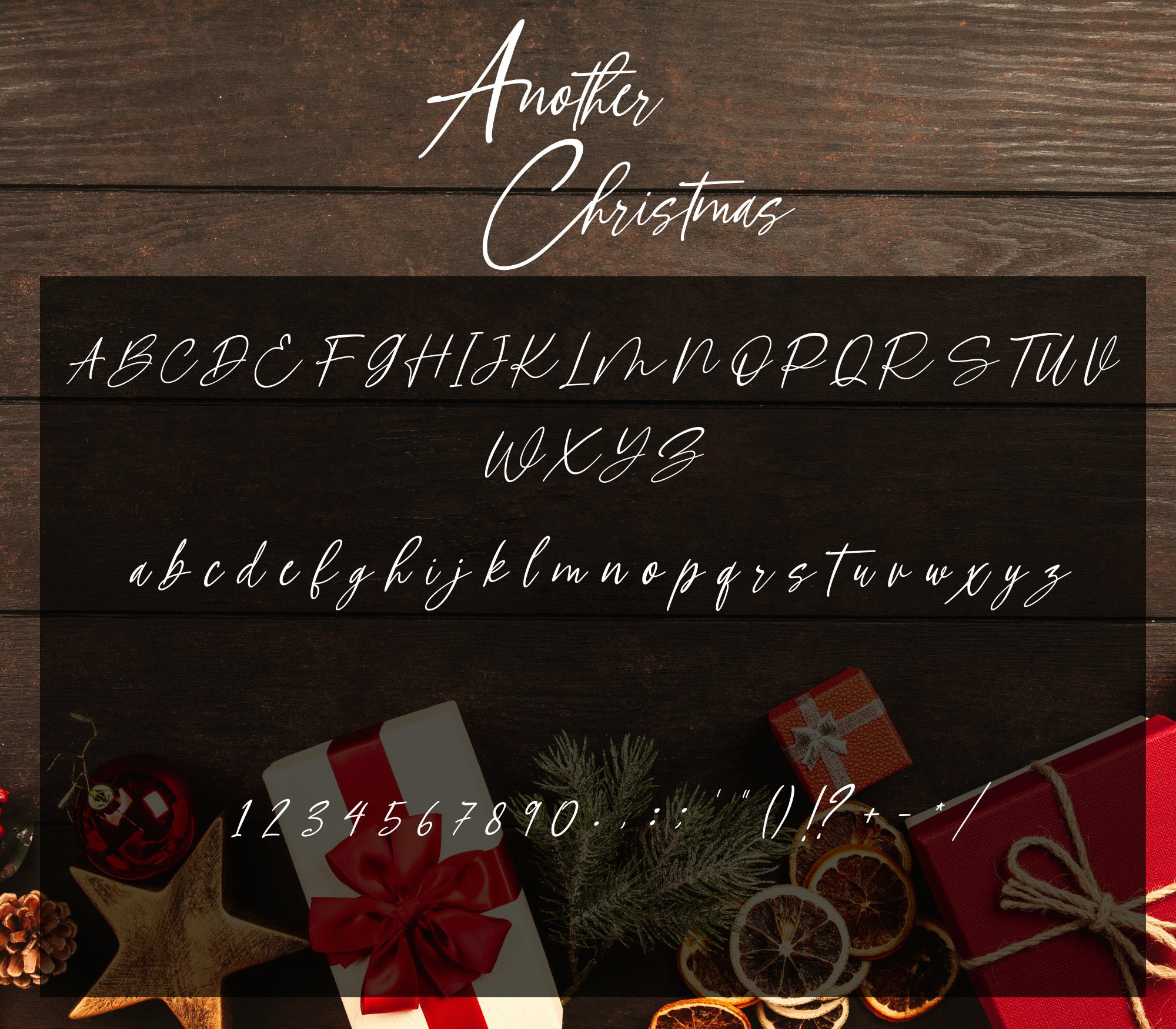 10 Christmas Fonts Bundle Canva Fonts, Cricut Fonts, Procreate Fonts ...