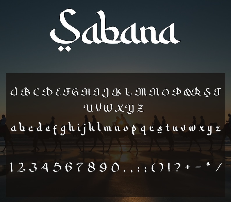 10 Arabic Fonts Bundle Canva Fonts, Cricut Fonts, Procreate Fonts ...