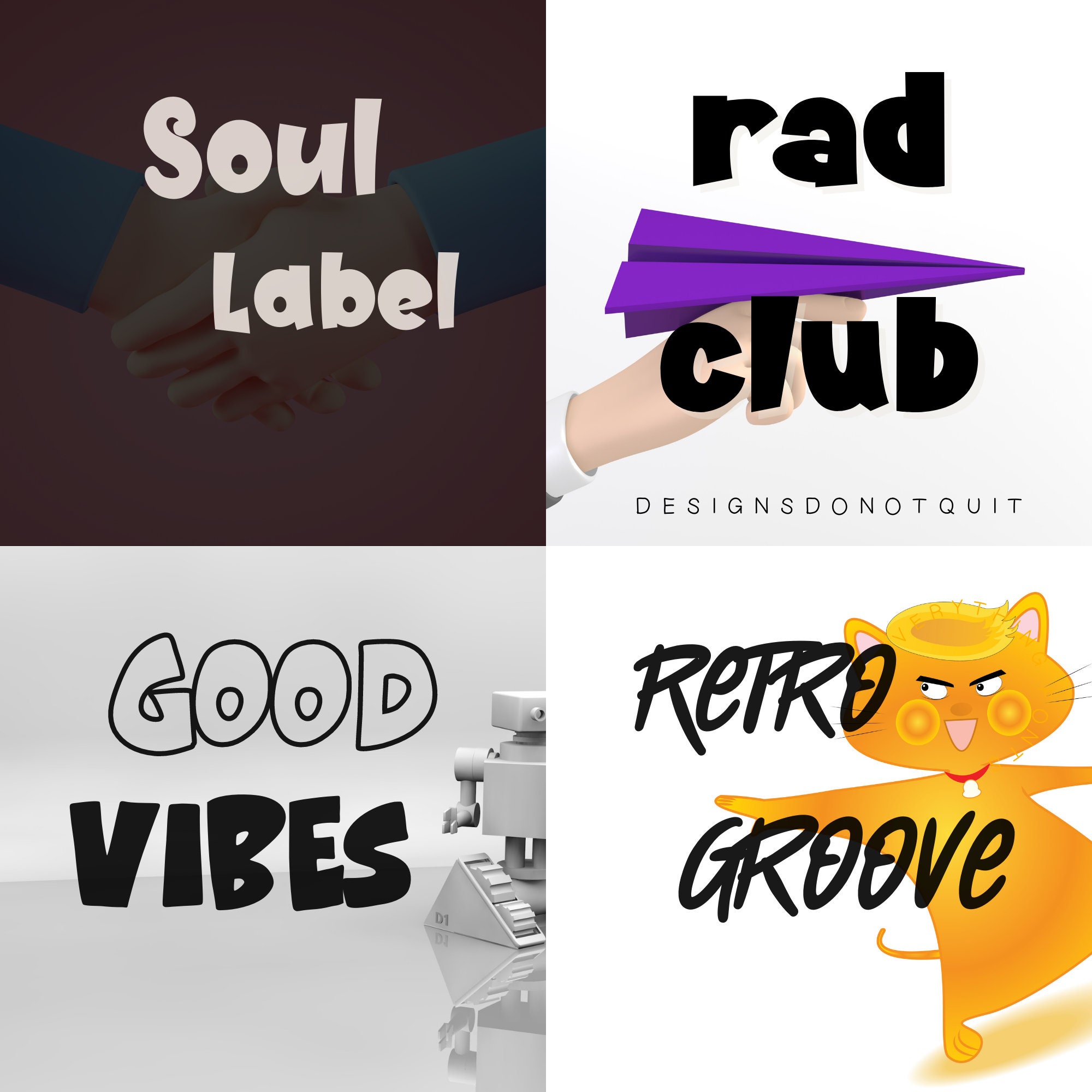 10 Cartoon Font Bundle Canva Fonts, Circuit Fonts, Procreate Fonts ...