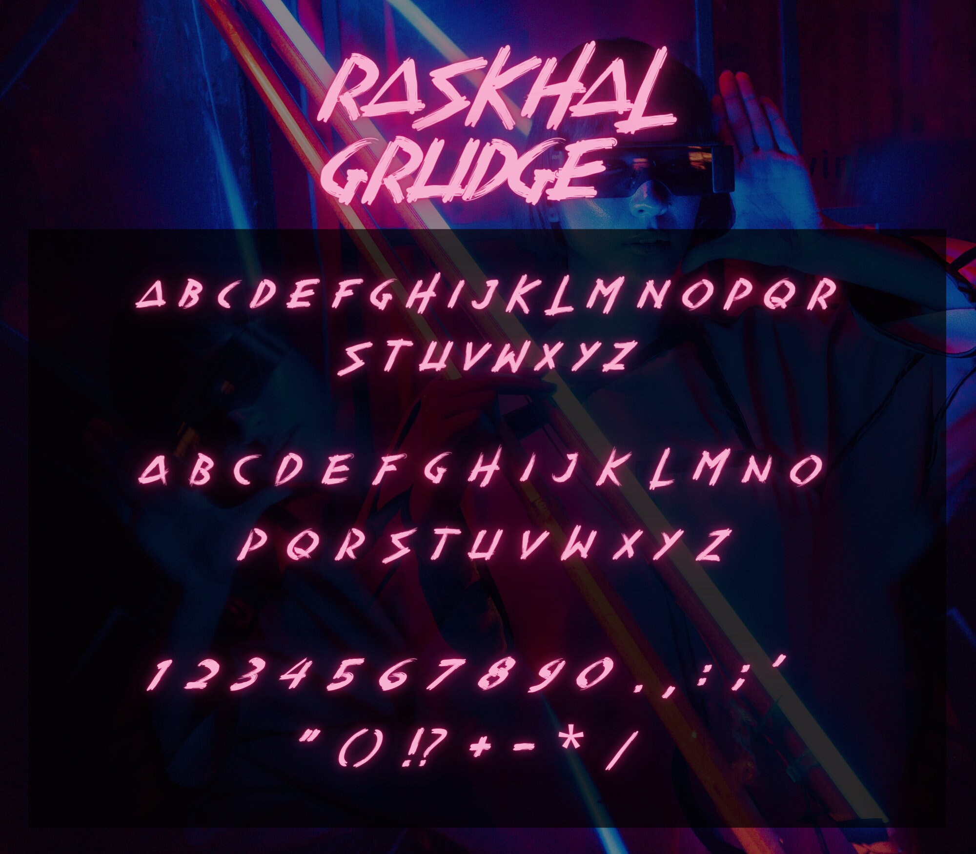 10 Cyberpunk Fonts Bundle Canva Fonts, Cricut Fonts, Procreate Fonts ...