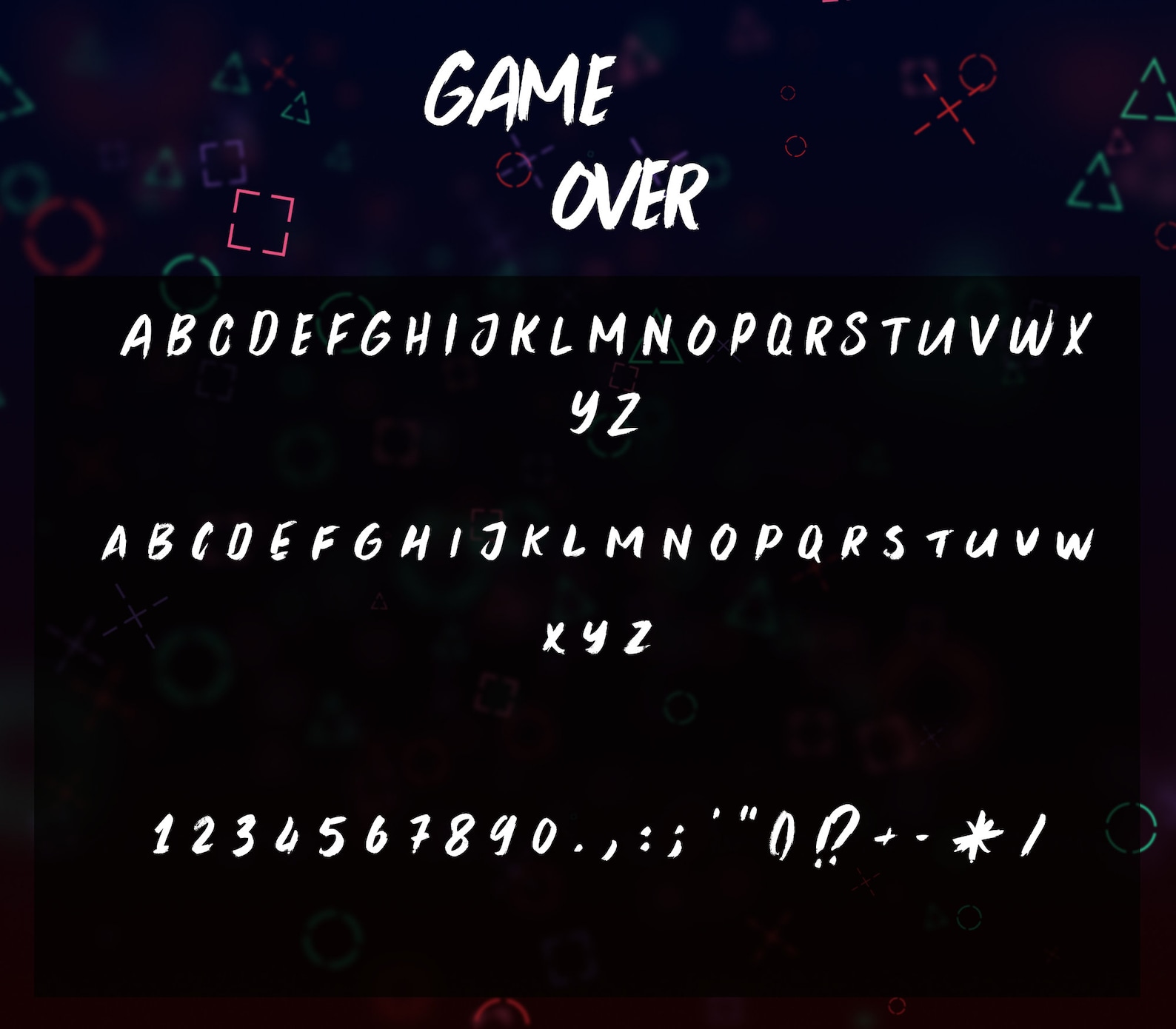 10 Gamer Fonts Bundle Canva Fonts Cricut Fonts Procreate - Etsy Hong Kong