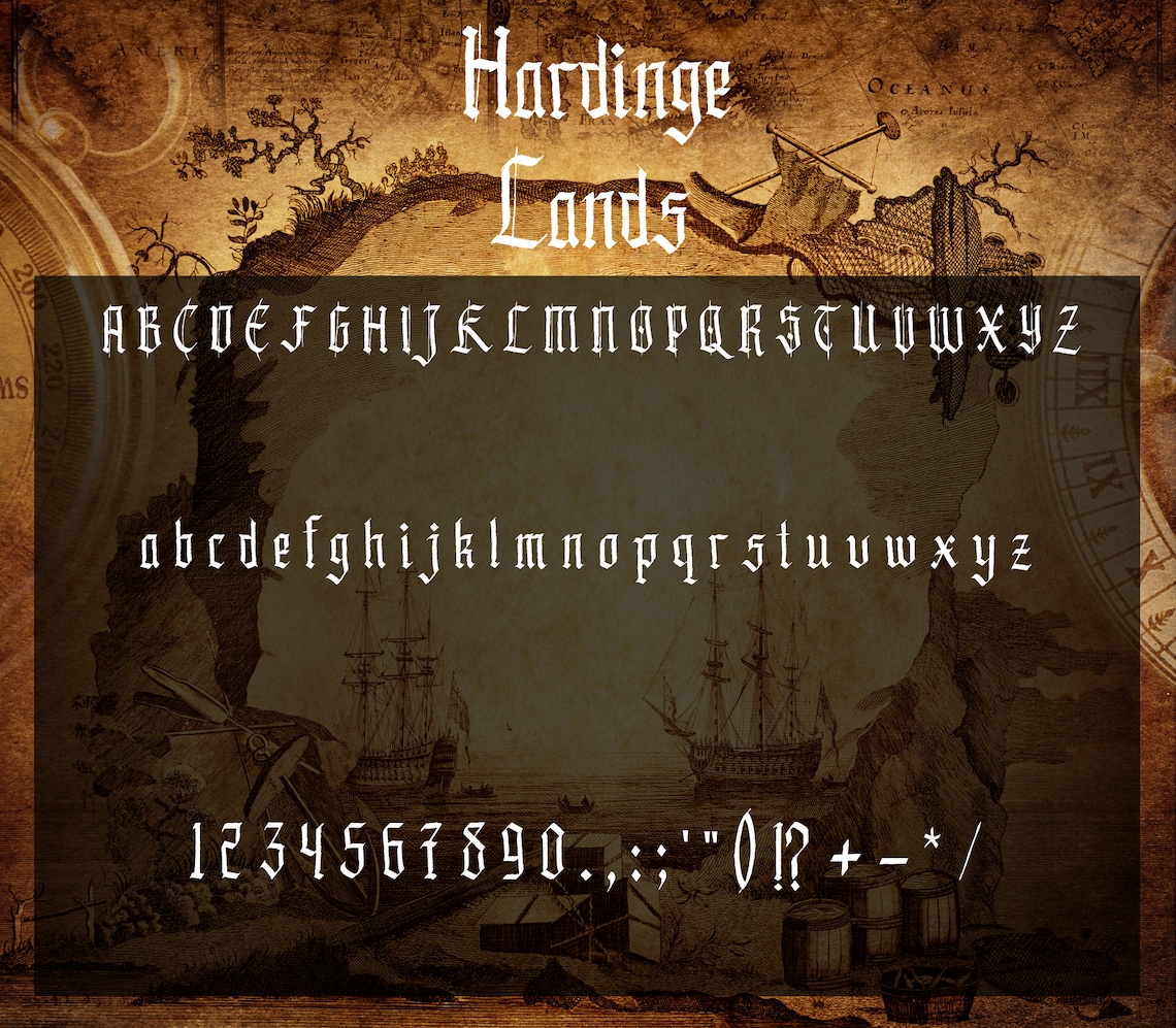 10 Historic Fonts Bundle Canva Fonts, Cricut Fonts, Procreate Fonts ...