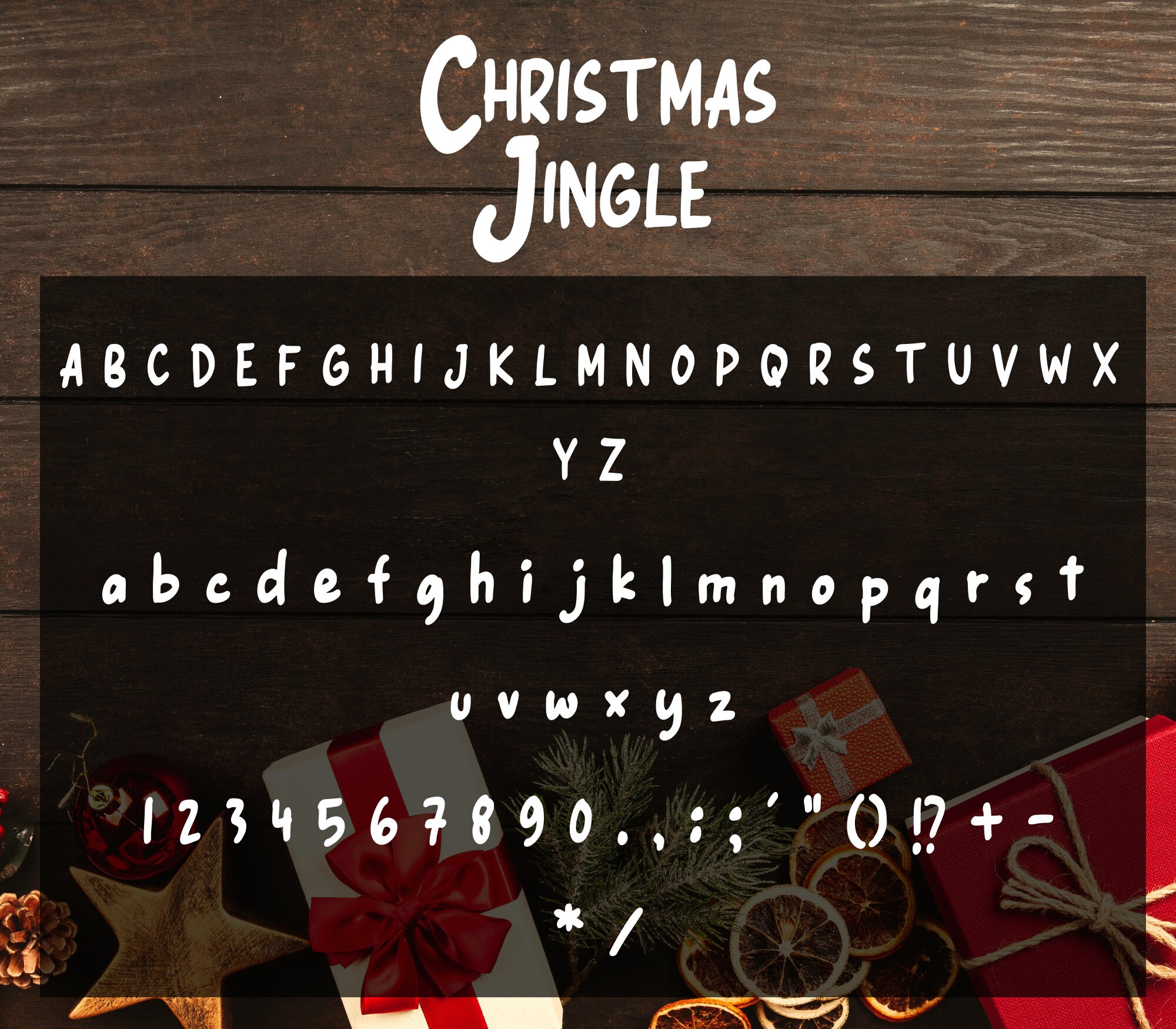 10 Christmas Fonts Bundle Canva Fonts, Cricut Fonts, Procreate Fonts ...