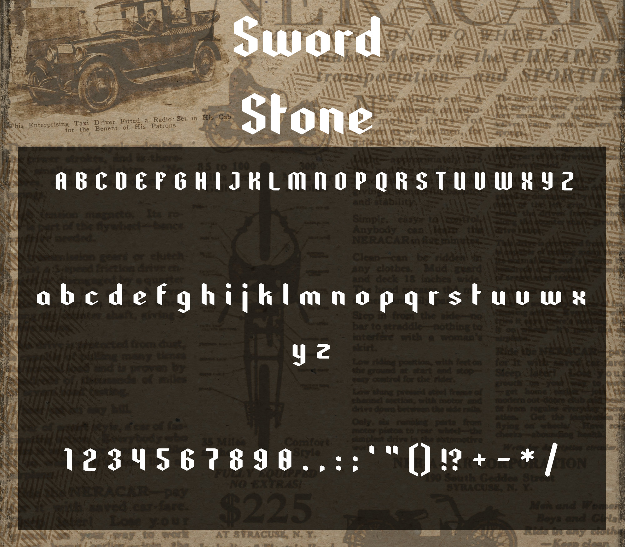 10 Gothic Fonts Bundle Canva Fonts, Cricut Fonts, Procreate Fonts ...