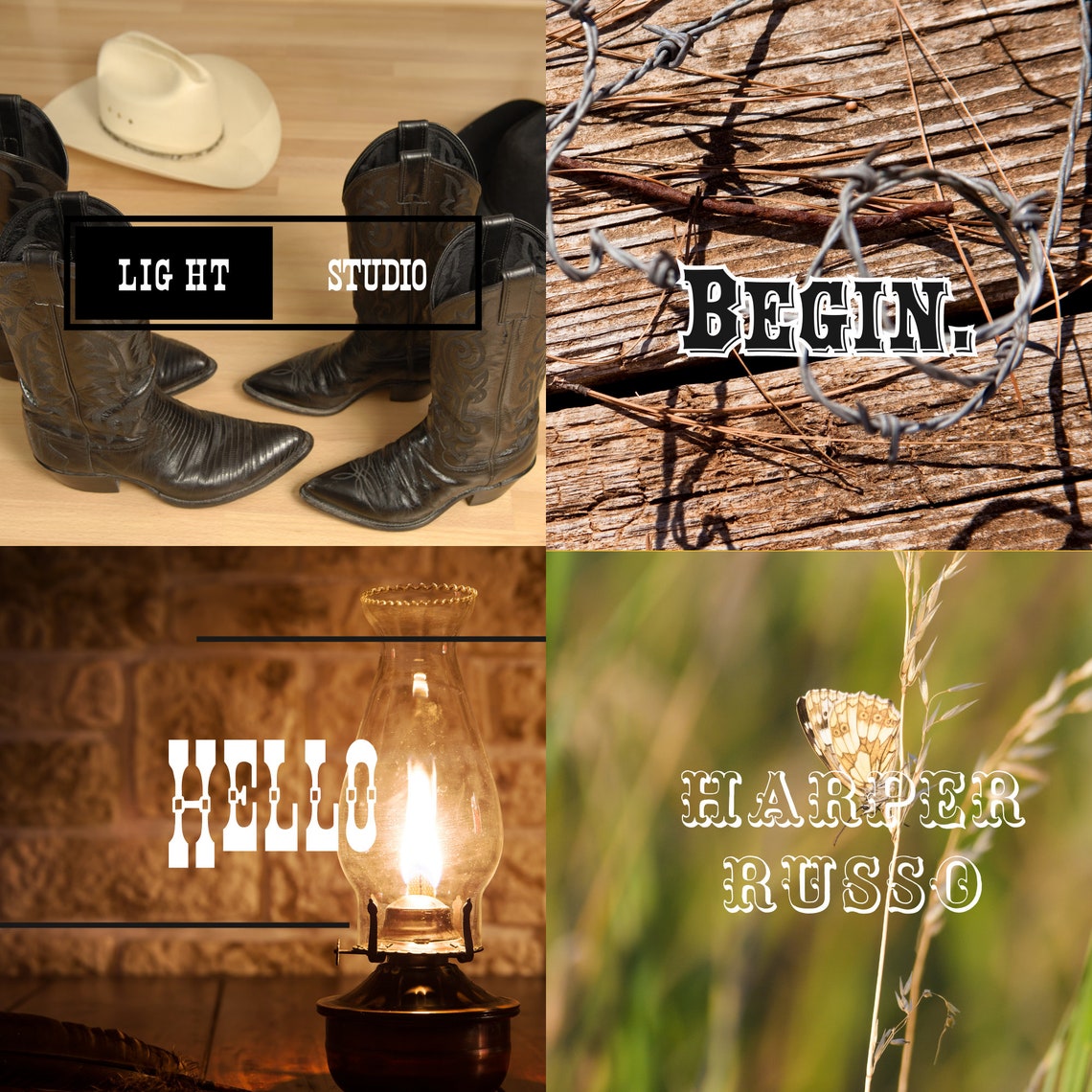 10 Western Font Bundle Canva Fonts, Circuit Fonts, Procreate Fonts ...