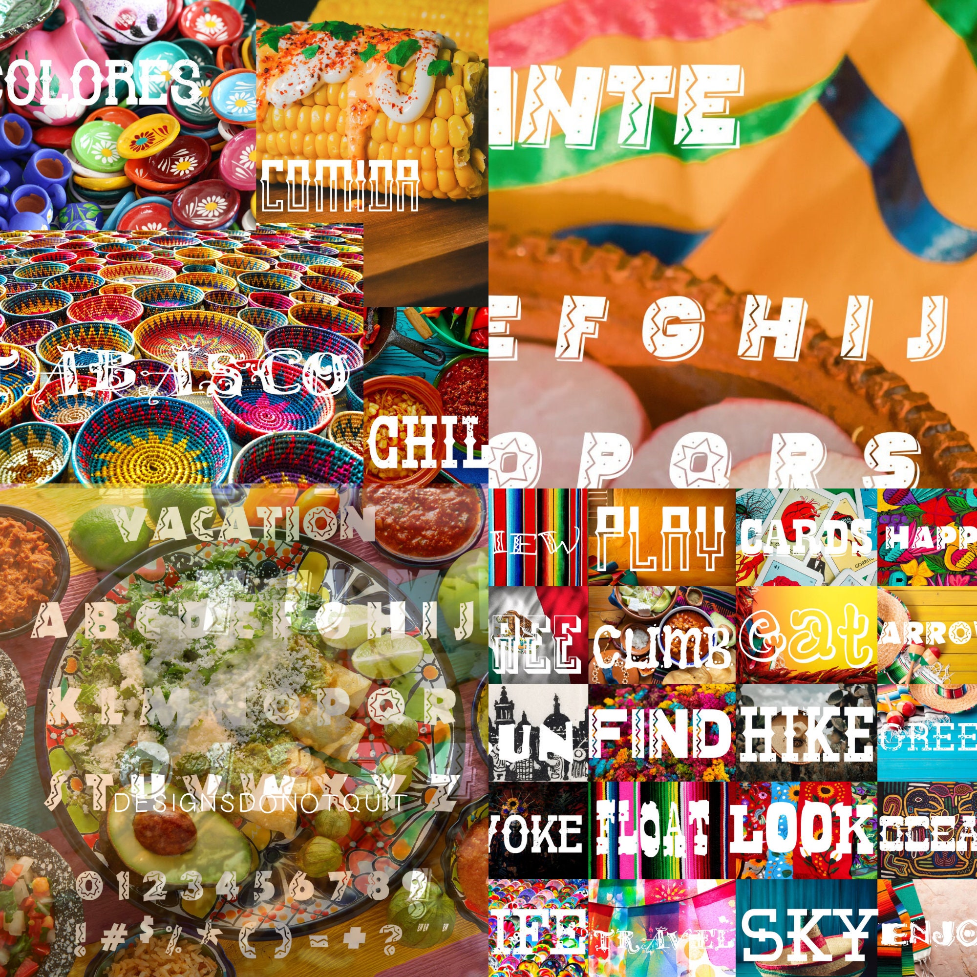 MEGA MEXICAN , Font Bundle: "multiple Font Listings in One" Great Value ...