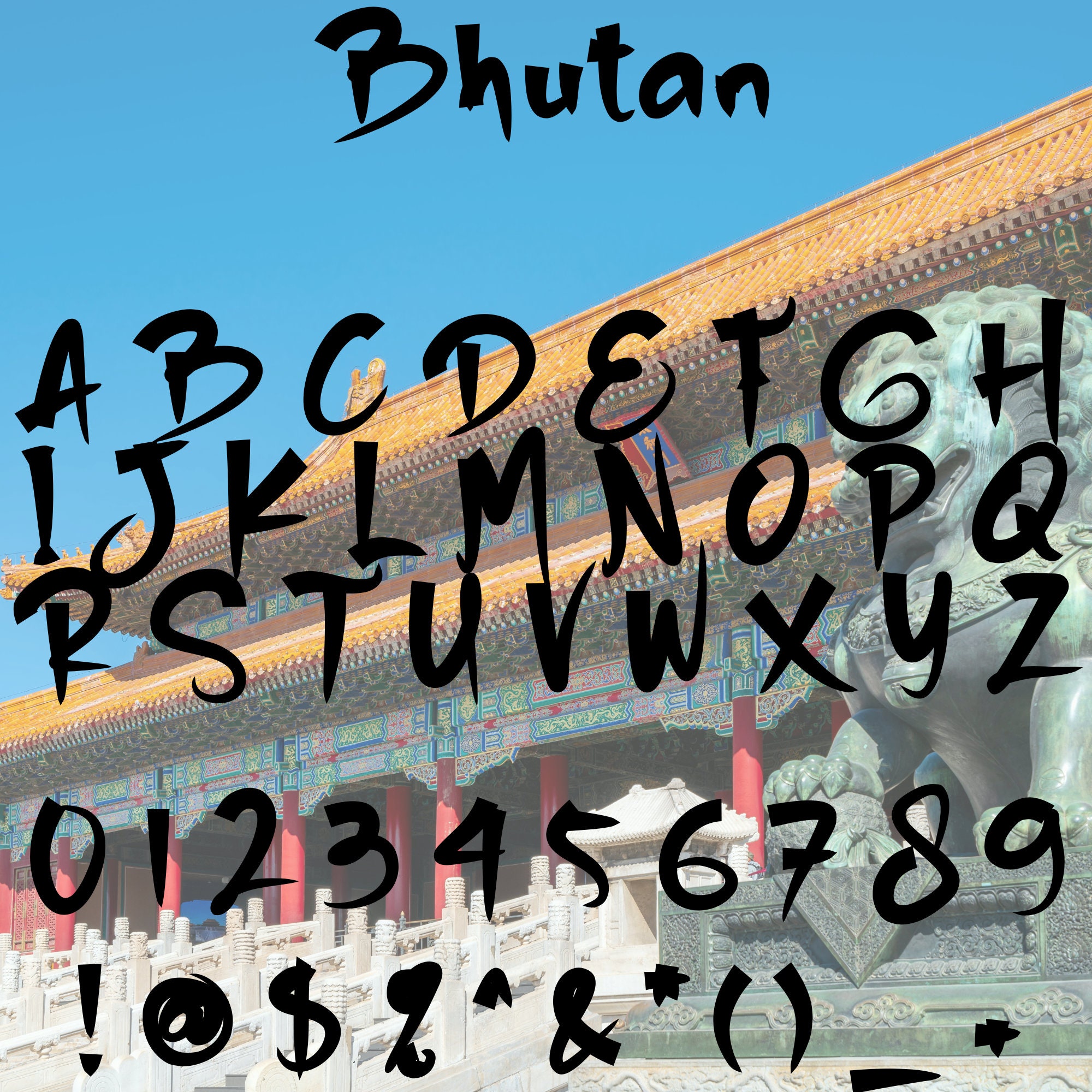 6 Japanese Fonts Bundle Canva Fonts, Cricut Fonts, Procreate Fonts ...