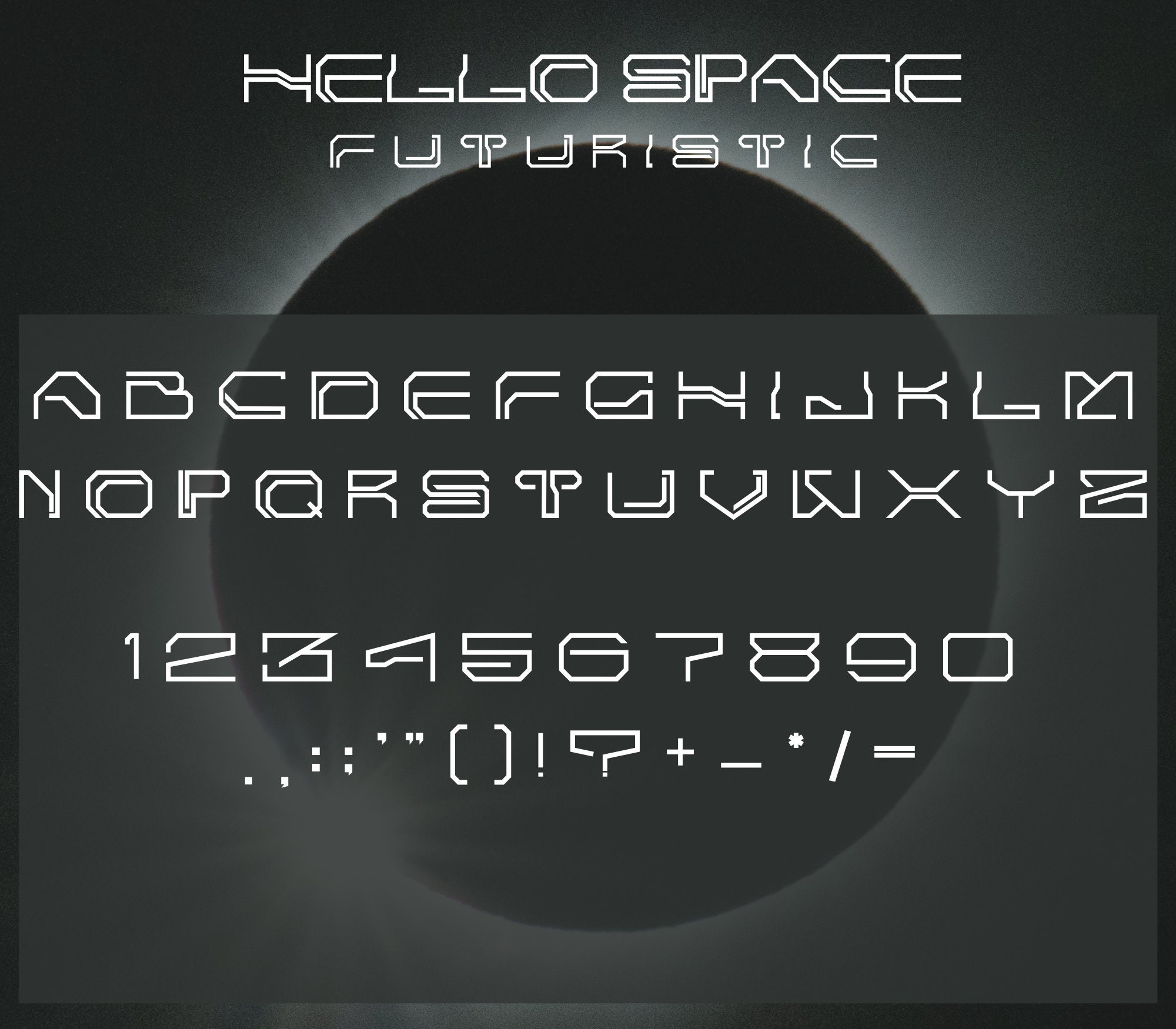 9 Space Fonts Bundle Canva Fonts, Cricut Fonts, Procreate Fonts ...