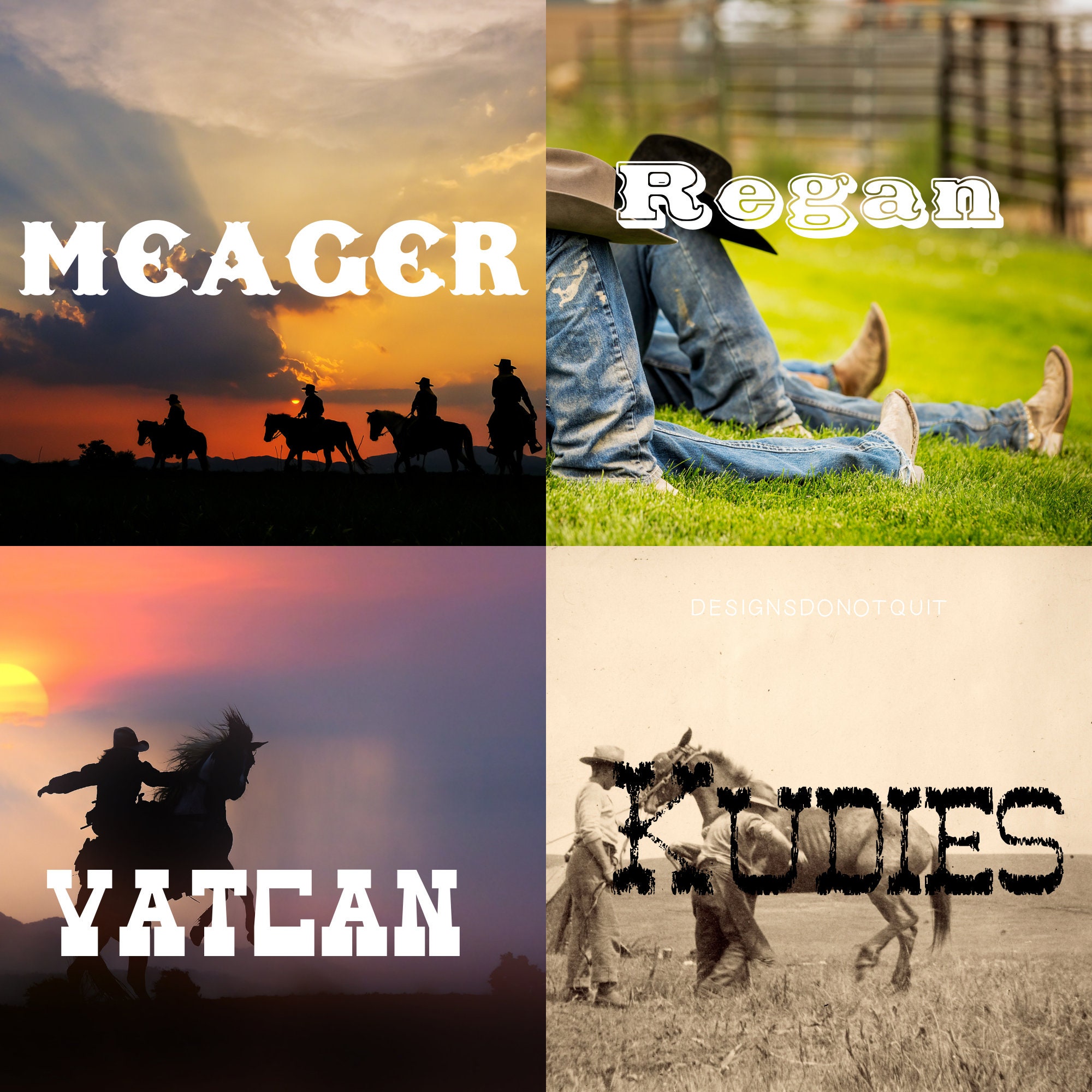 10 Western Font Bundle Canva Fonts Circuit Fonts Procreate - Etsy