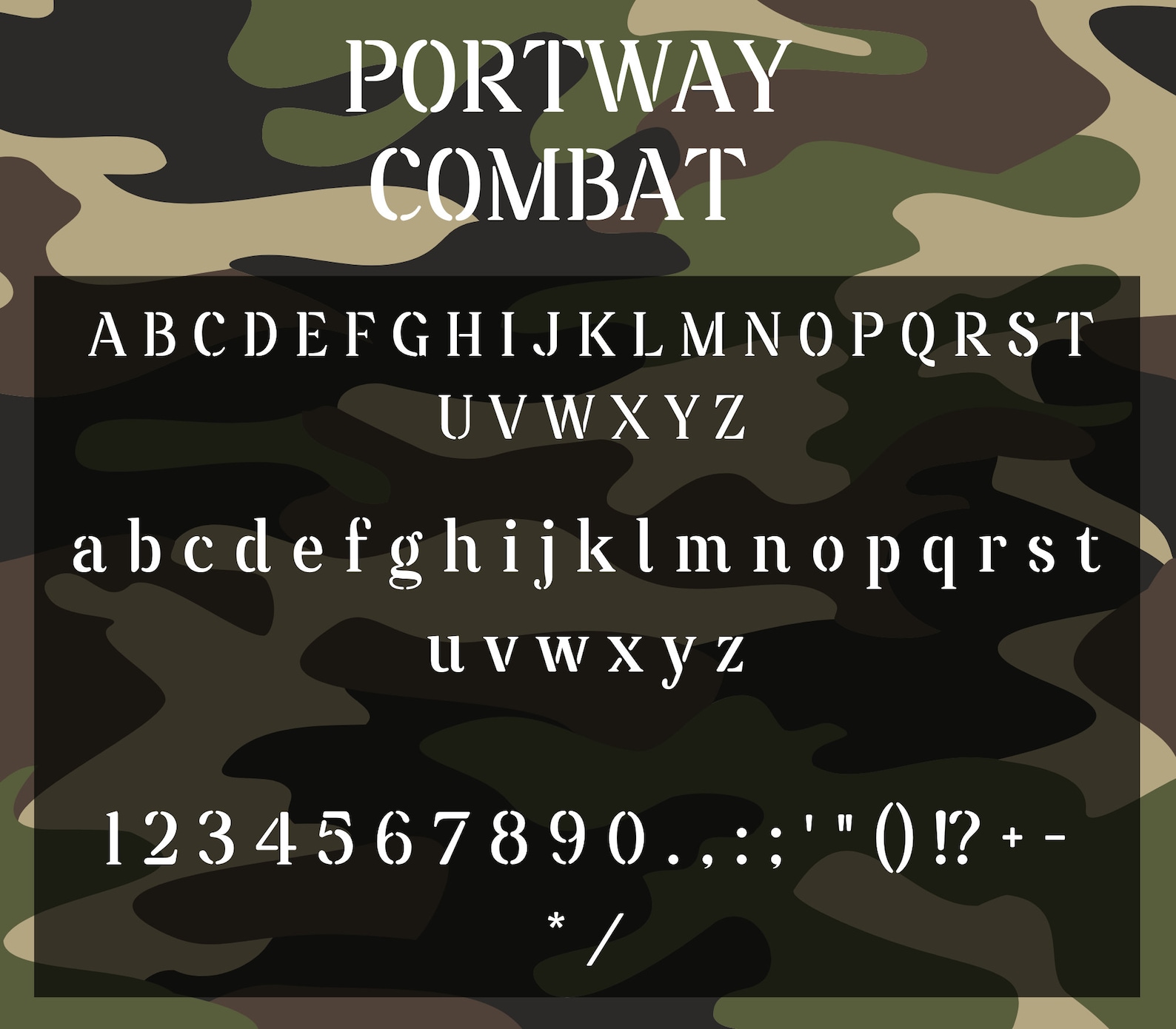 10 Military Fonts Bundle Canva Fonts, Cricut Fonts, Procreate Fonts ...