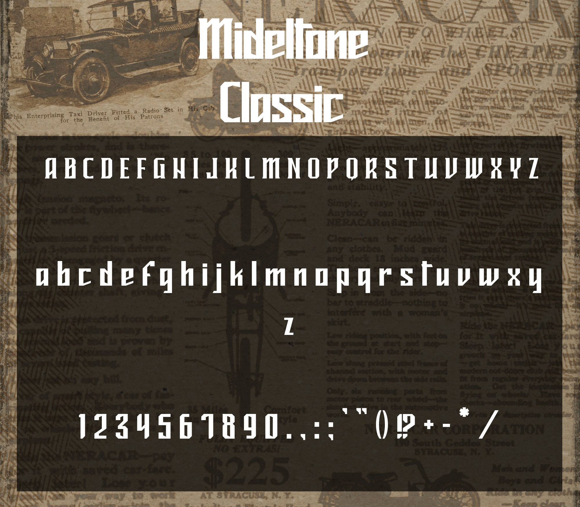 10 Gothic Fonts Bundle Canva Fonts, Cricut Fonts, Procreate Fonts ...