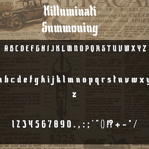 10 Gothic Fonts Bundle Canva Fonts, Cricut Fonts, Procreate Fonts, Branding Fonts, Commercial ...